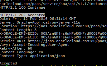 How to Provision an Oracle SOA Cloud Service Environment Using REST ...