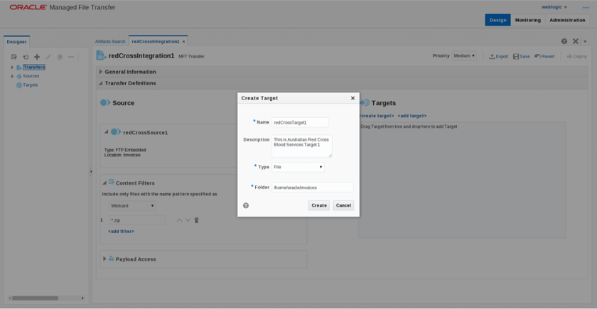 Teaching How to build Oracle Managed File Transfer (MFT) Transfers ...