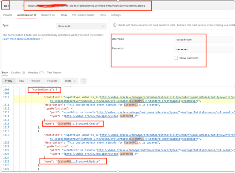 Fusion ERP Custom Business Object Event Ingestion via OIC Fusion ERP ...